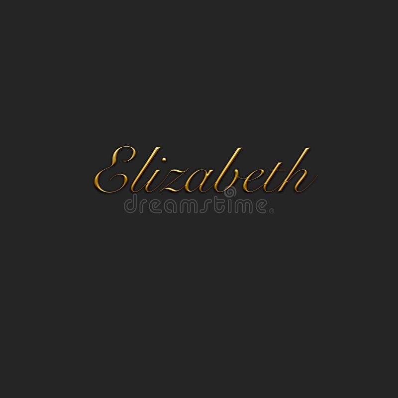 Name Elizabeth Stock Illustrations – 85 Name Elizabeth Stock ...