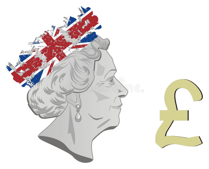 Queen Elizabeth II editorial image. Illustration of colored - 176343035