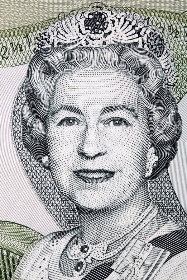 Elizabeth II a Portrait from Bahamian Money Editorial Photography ...