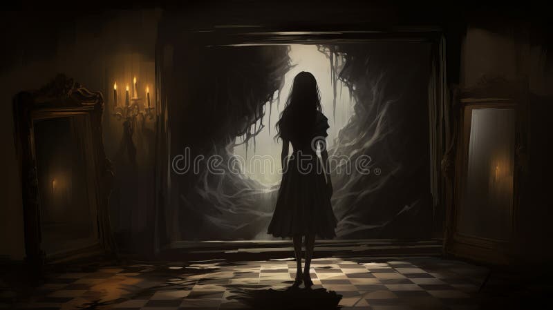 Dreamlike Nightmare a Haunting Illustration of Trapped Emotions in an ...