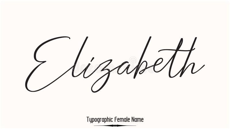 Name Elizabeth Stock Illustrations – 85 Name Elizabeth Stock ...