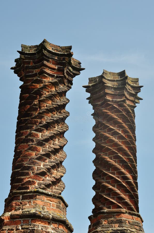 Elizabethan chimneys stock photo. Image of antique, tourism - 32503958