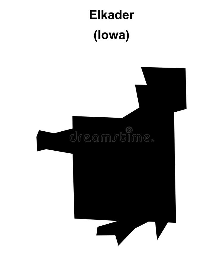 Elkader Outline Stock Illustrations – 5 Elkader Outline Stock ...