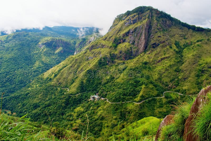 Ella Rock View, Central Sri Lanka Mountain Landscape Stock Image ...
