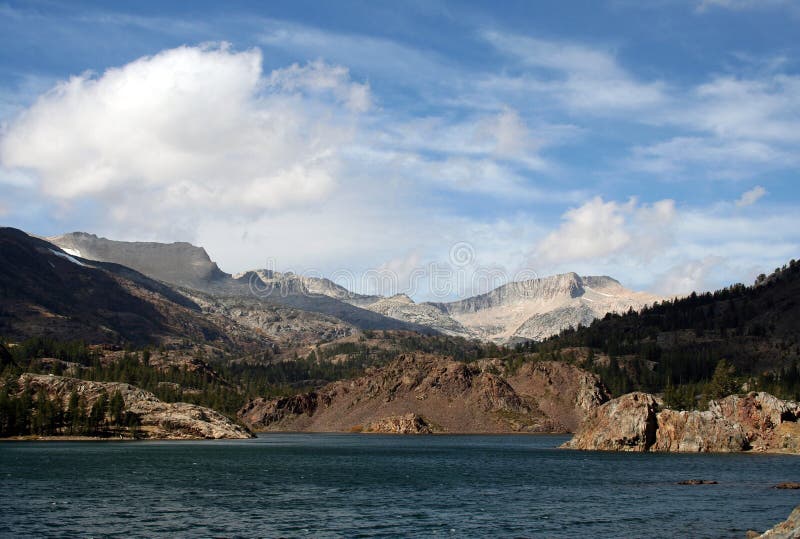 Ellery Lake in California stock image. Image of geology - 5376909