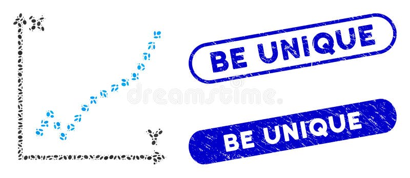 Ellipse Mosaic Function Plot with Textured Be Unique Stamps Stock ...