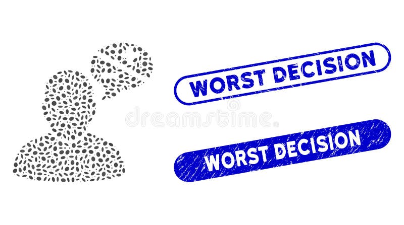 Decision stamps stock vector. Illustration of decision - 156909913