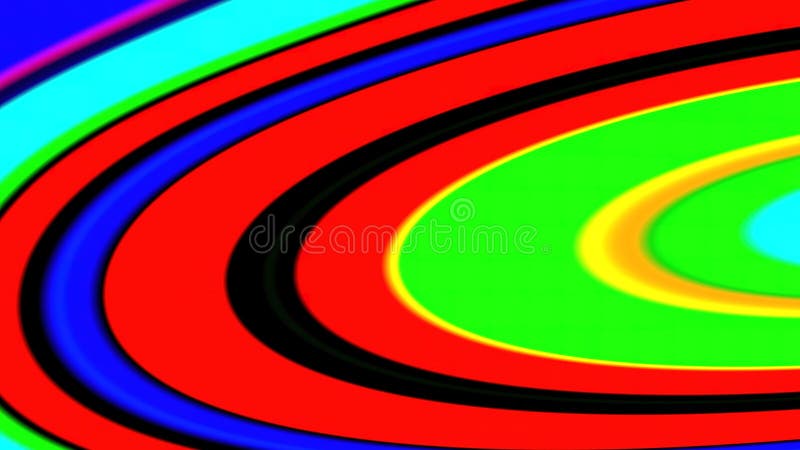 Ellipse Rainbow Color Posterized Color Background Stock Illustration ...