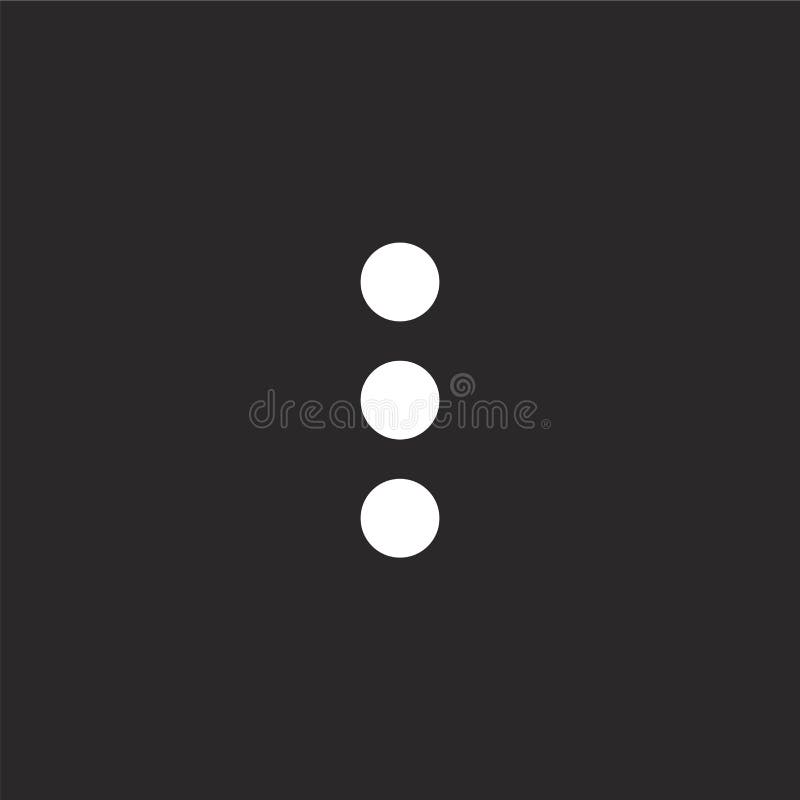 Ellipsis Icon. Filled Ellipsis Icon for Website Design and Mobile, App ...