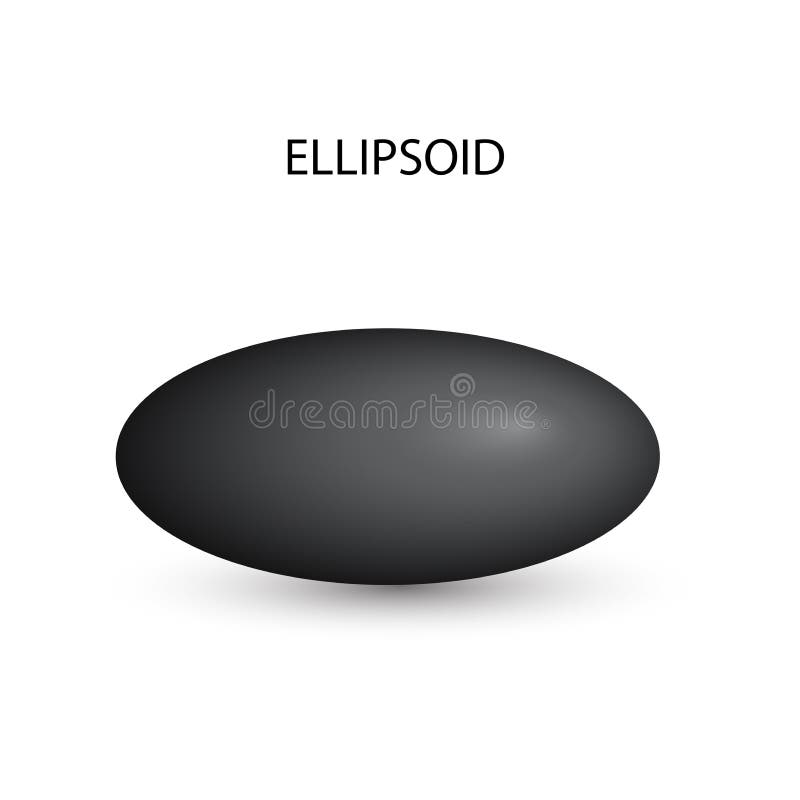 Ellipsoid with Gradients and Shadow for Game, Icon, Package Design ...