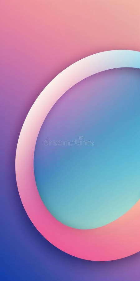 Ellipsoidal Shapes in Blue and Rose Stock Image - Image of background ...