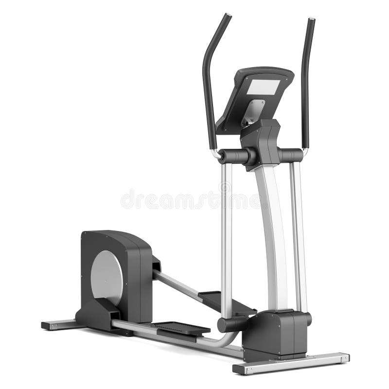 Elliptical Cross Trainer stock vector. Illustration of monitor - 36081613