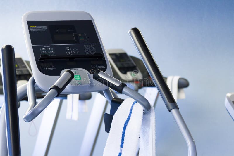 Elliptical machine stock image. Image of crosstrainer - 30974303