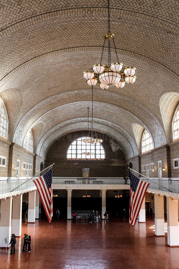 Ellis Island Main Building Interno Fotografia Editorial - Imagem de ...