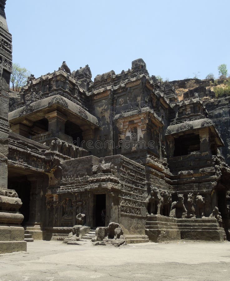 Ellora Caves stock image. Image of craft, archaeological - 46481447