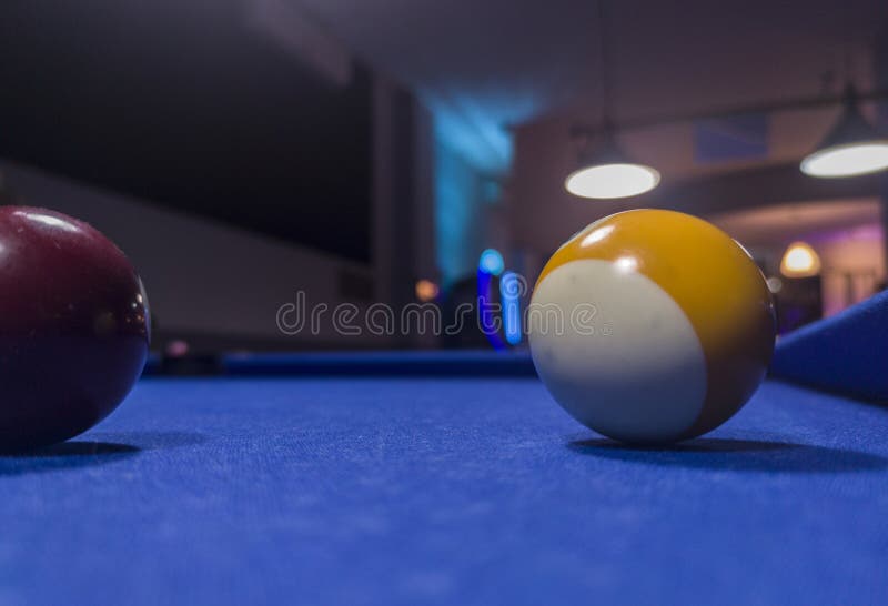 Ellow Stripe and Solid Purple Ball Stock Image - Image of yellow ...