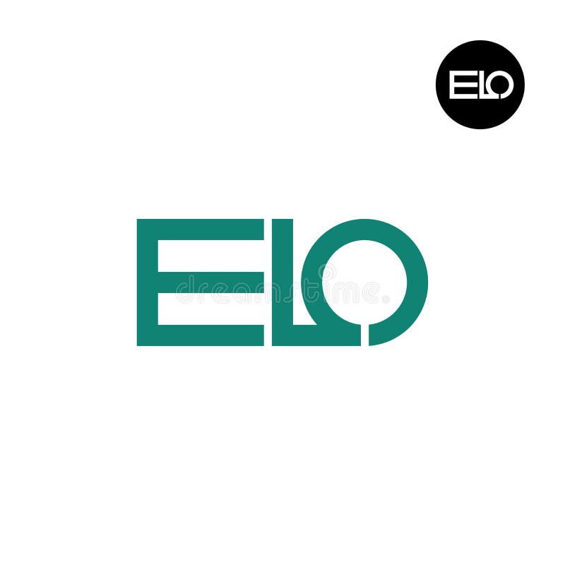 ELO Logo Letter Monogram Design Stock Vector - Illustration of ...