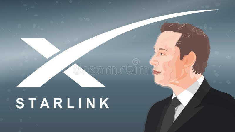 Elon Musk Starlink Stock Illustrations – 26 Elon Musk Starlink Stock ...