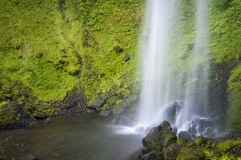 Elowah Falls, Columbia Gorge, Oregon Stock Photo - Image of columbia ...