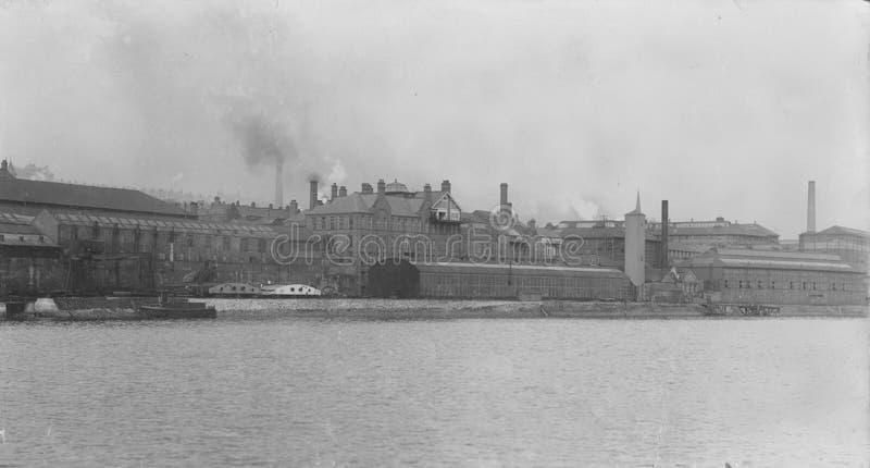 Elswick Engine Works And Head Office Stock Image - Image of battleship ...