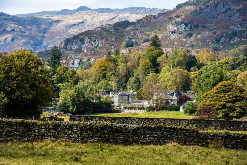 Elterwater, Cumbria, England Stock Photo - Image of countryside ...