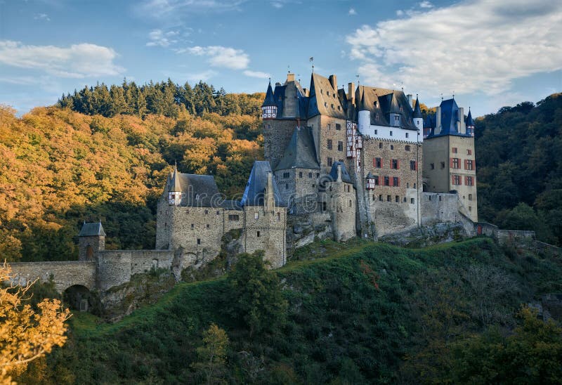 Eltz Castle stock image. Image of monument, structure - 46200313