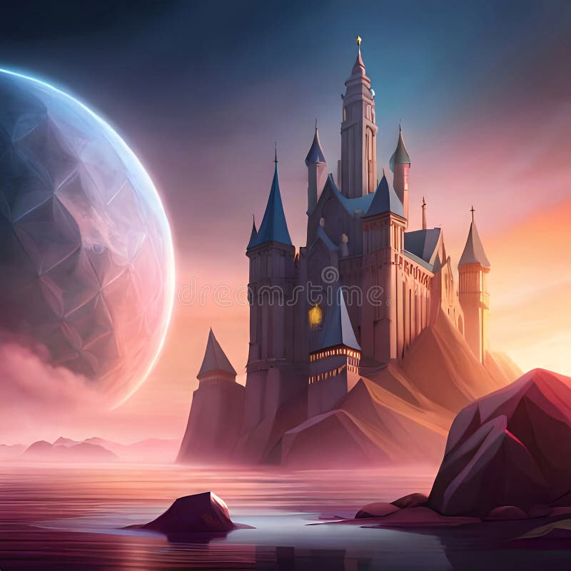 Elusive Dreamscape of Wonder an Abstract Rendering of Immense Scale ...