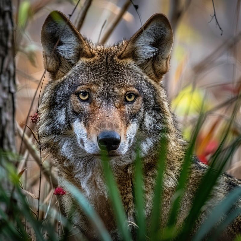 Elusive Red Wolf in the Coastal Marshes of the Southeastern United ...