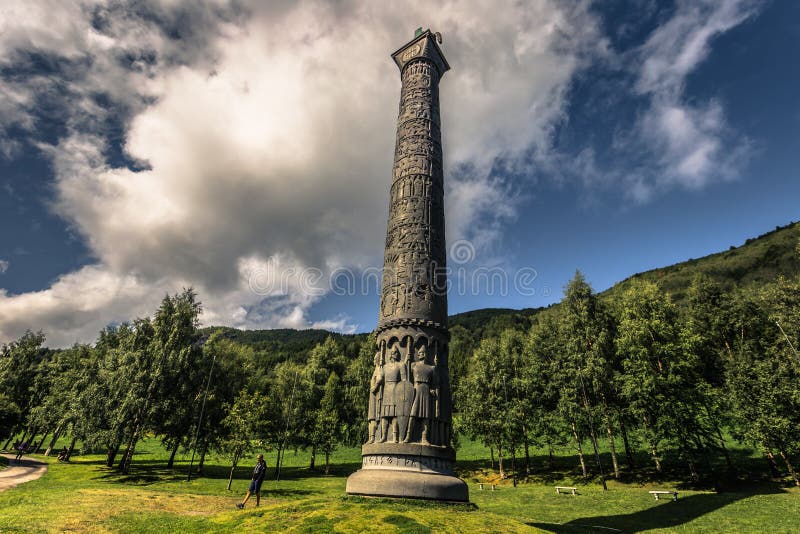 Stone spire stock photo. Image of ukraine, hills, massif - 29273758