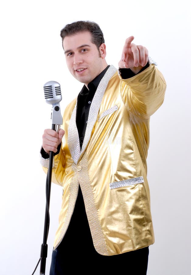 Elvis Impersonator stock image. Image of hair, hispanic - 1577965