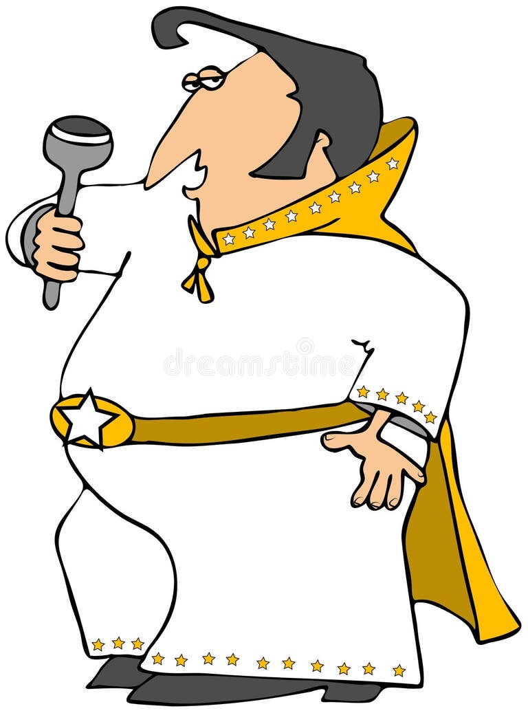 Elvis Microphone Stock Illustrations – 136 Elvis Microphone Stock ...