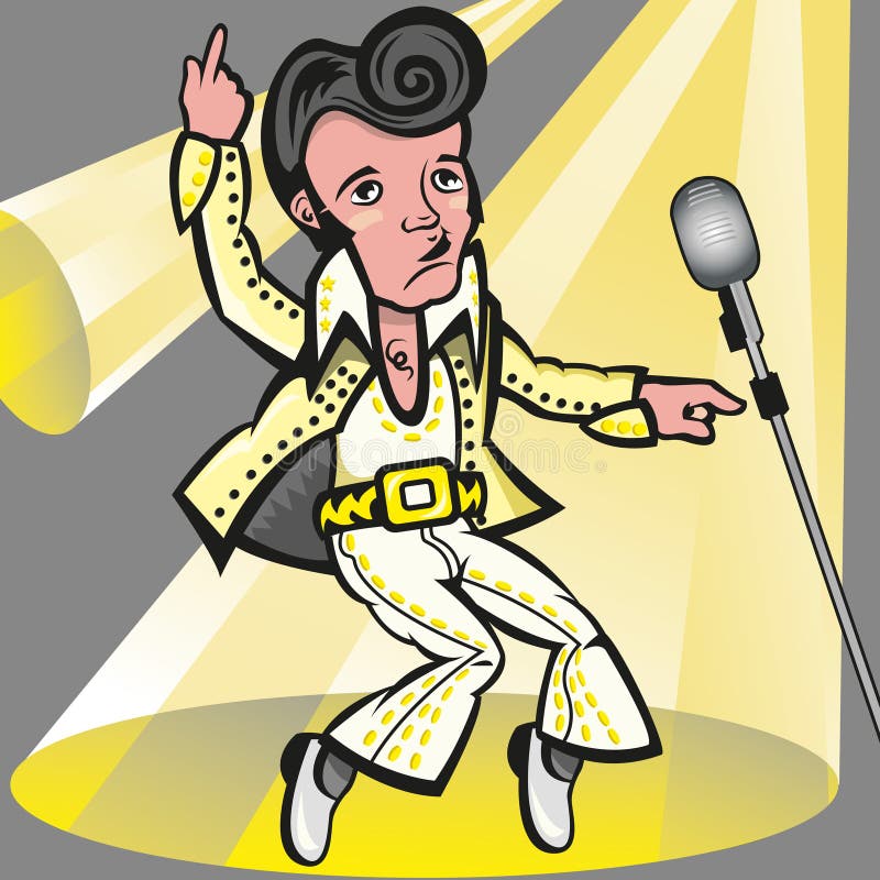 Cartoon Elvis Stock Illustrations – 214 Cartoon Elvis Stock ...