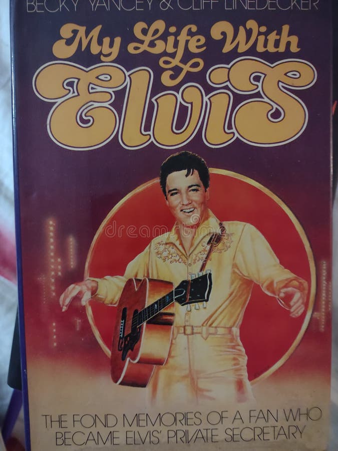 Elvis Presley book cover editorial stock image. Image of fiction ...