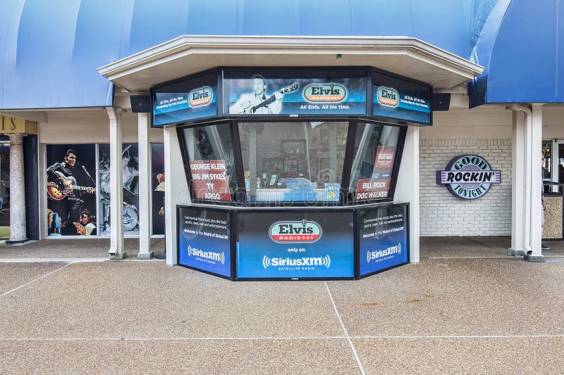 Elvis Radio Booth Em Graceland Imagem de Stock Editorial - Imagem de ...