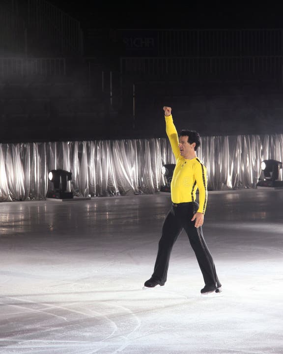 Elvis Stojko editorial stock image. Image of solo, show - 10754264