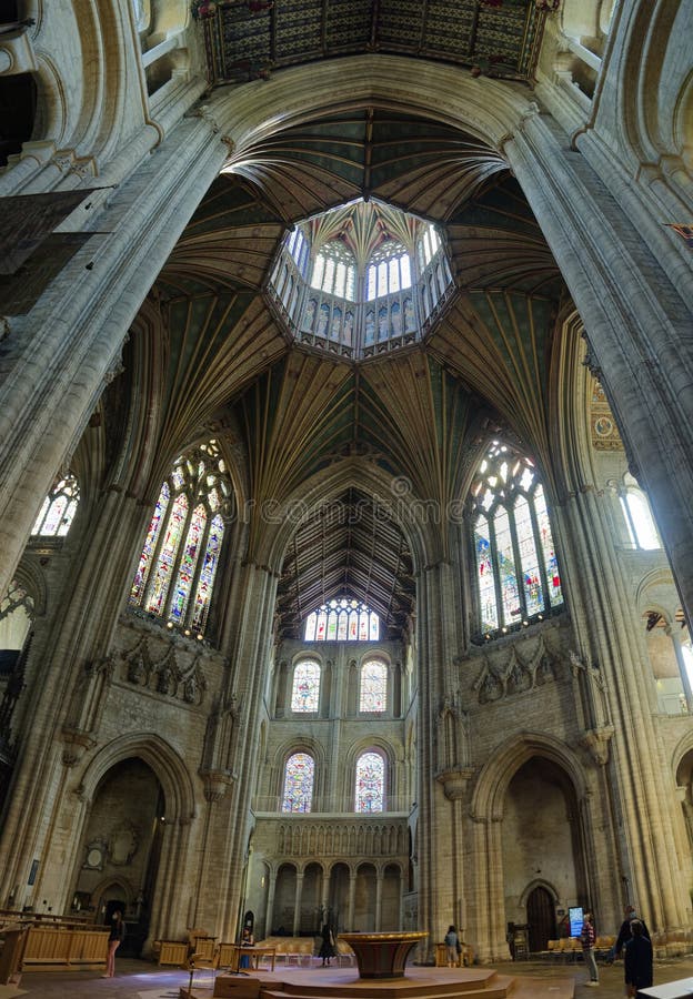 Octagon Tower in Ely Cathedral Editorial Photography - Image of abbey ...