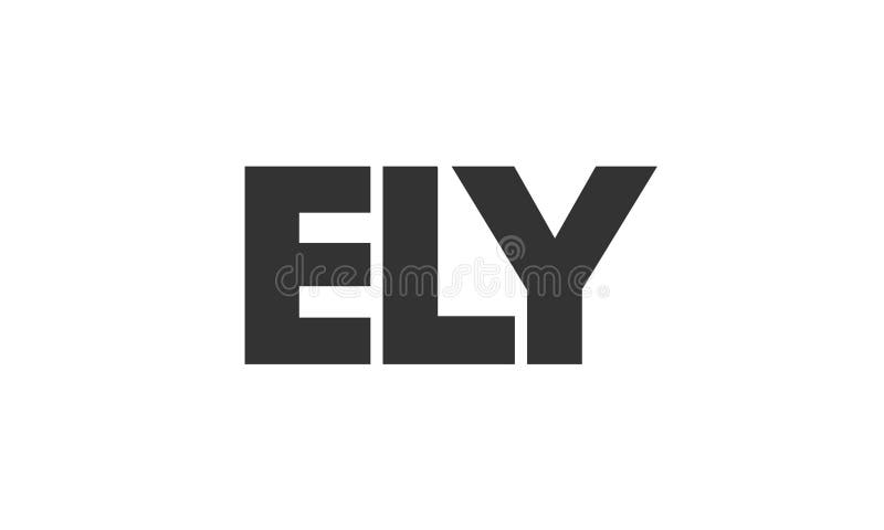 ELY Logo Design Template with Strong and Modern Bold Text. Initial ...