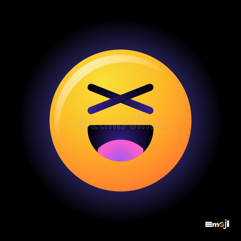 Yellow Emoji Faces Emoticon Smile, Digital Smiley Expression Emotion ...