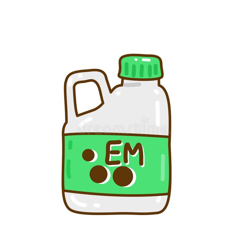 EM Fermented Plant Extract Vector. Stock Illustration - Illustration of ...