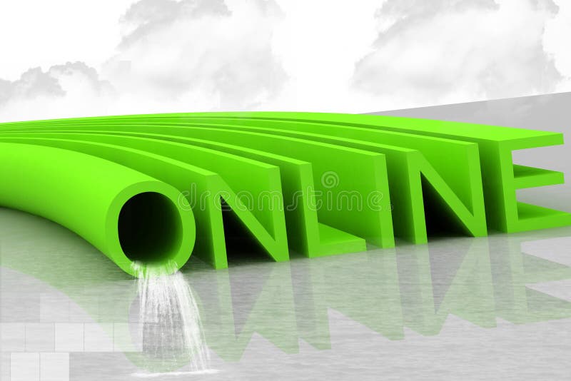 Em linha ilustração stock. Ilustração de conceito, atrativo - 14222774