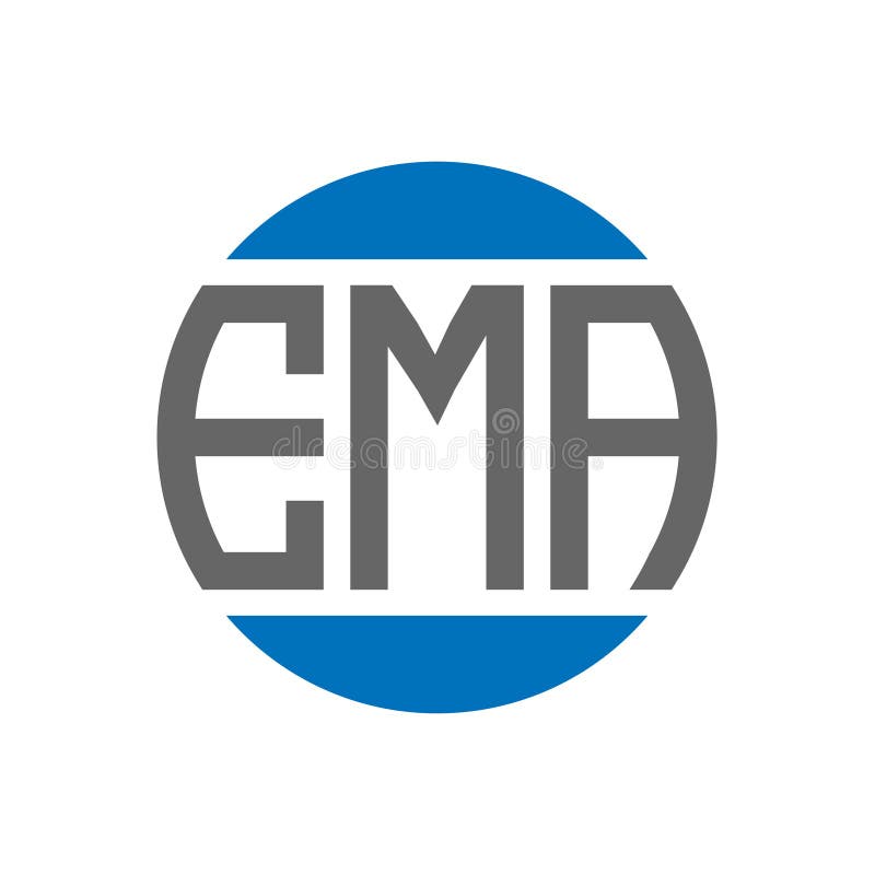 EMA Letter Logo Design on White Background. EMA Creative Initials ...