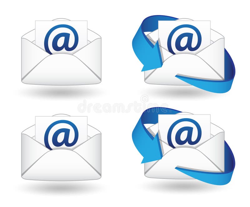 Email Icons Letter Stock Illustrations – 21,709 Email Icons Letter ...