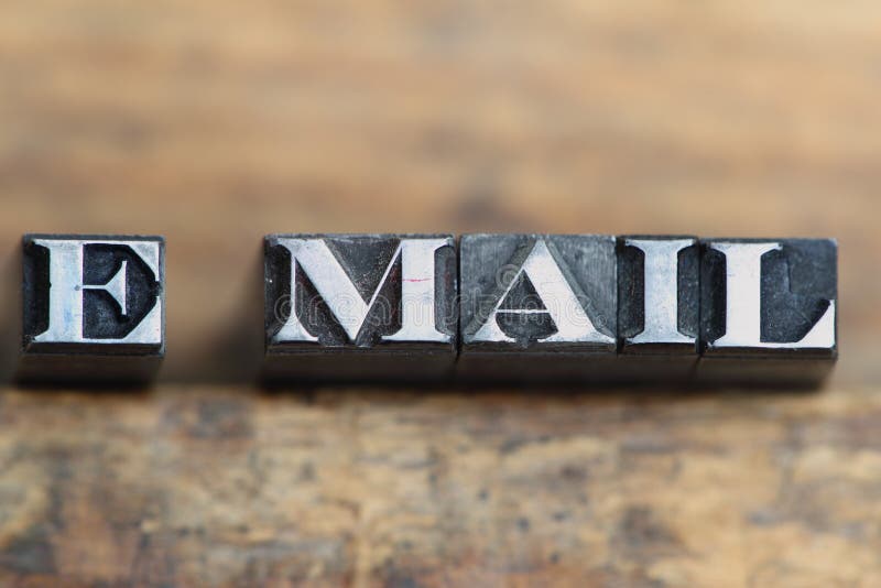 Email foto de archivo. Imagen de arte, estilo, viejo - 12802982