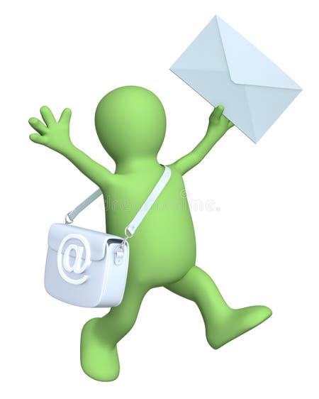 Sending Email Cartoon Stock Illustrations – 2,077 Sending Email Cartoon ...