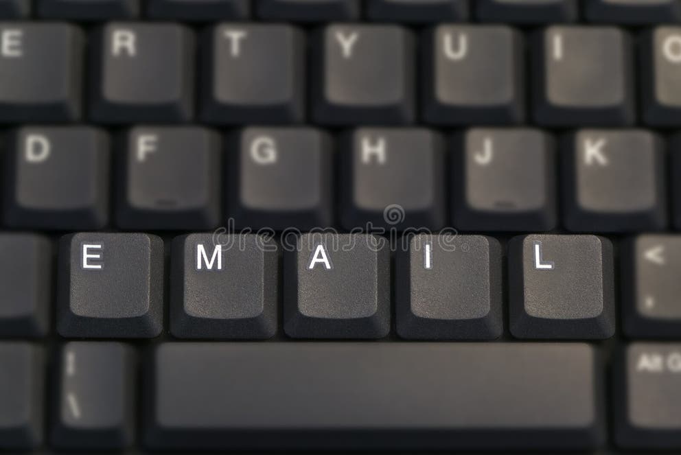 Email stock photo. Image of communication, keyboard, close - 1926162