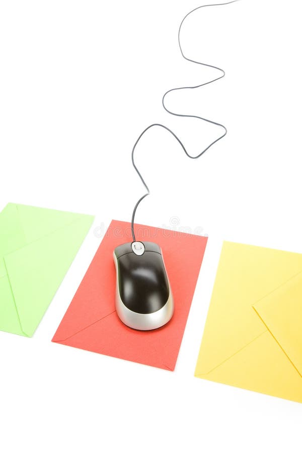 Email stock photo. Image of mail, mouse, business, wire - 4679436