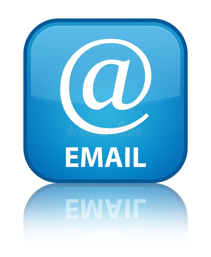 Email (address Icon) Special Cyan Blue Square Button Stock Illustration ...