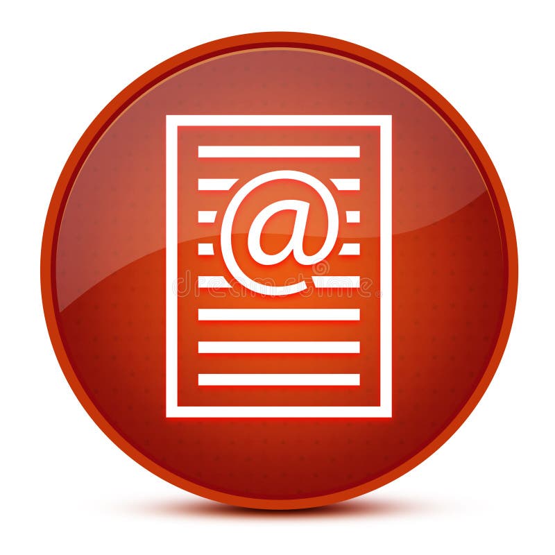 Email Address Page Aesthetic Glossy Brown Round Button Abstract Stock ...