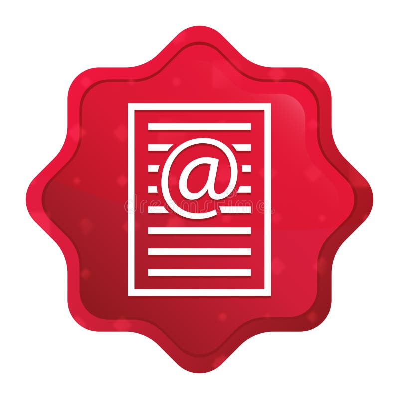 Email Sticker Isolated on White Background. Email Icon in Trendy Design ...