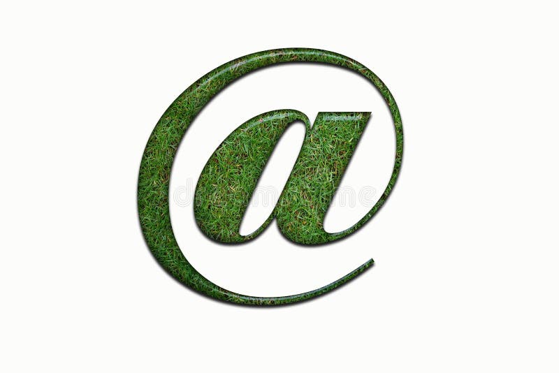 Email Alias At @ Symbol Technology Stock Image - Image of golden, email ...